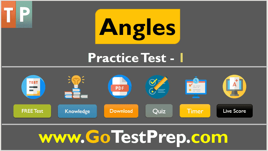 Angles Practice Test Question Answers (Elementary Geometry)