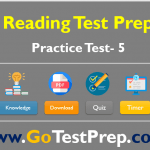 Reading Practice Test – 5 (Reading Comprehension) Question Answers