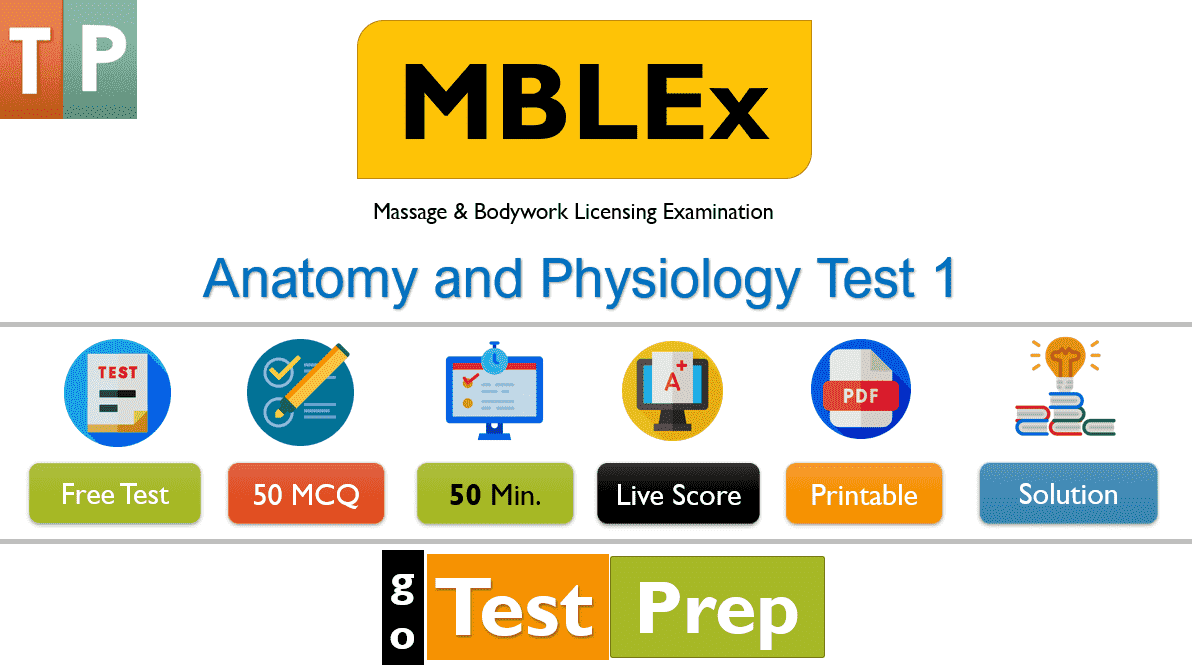 MBLEx Anatomy and Physiology Practice Test 2024 (Massage Therapy Exam)