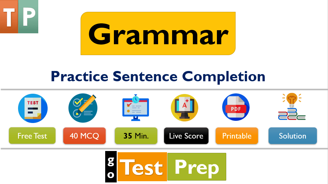 Practice Sentence Completion Questions Answers 2024
