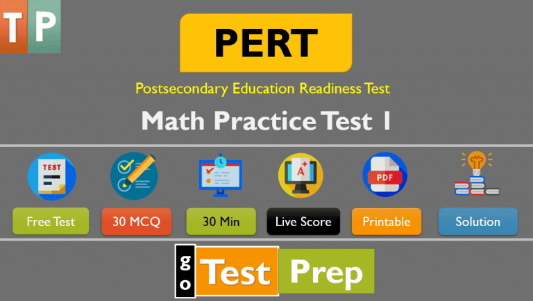 PERT Math Practice Test 2020 (Basic Question Answers)