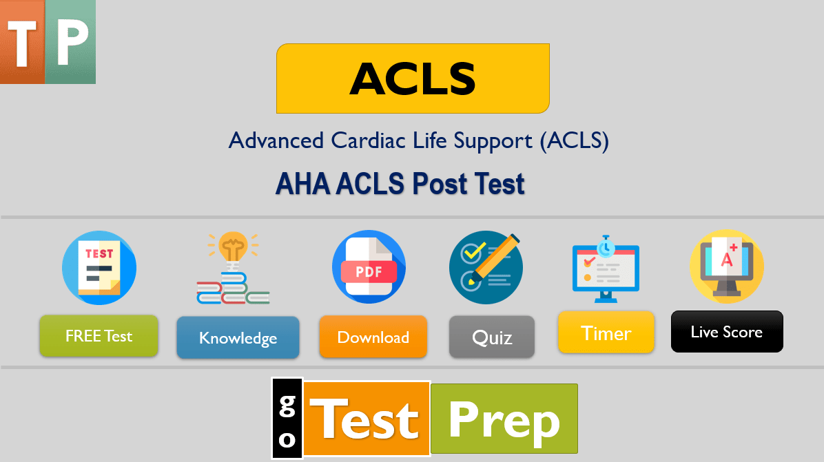 AHA ACLS Post Test Answer Key 2023