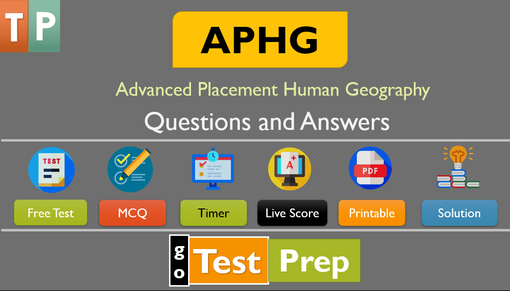 AP Human Geography MCQs Questions and Answers 2024