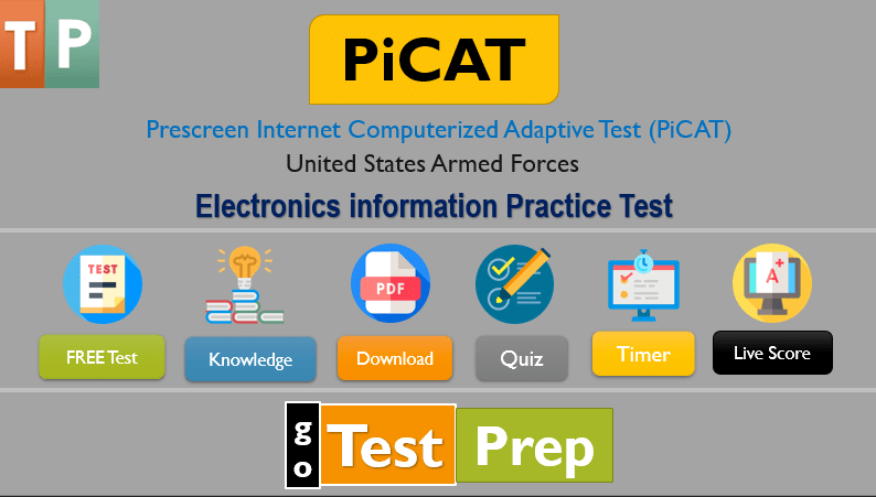 PiCAT Electronics Practice Test 2025 [PDF]