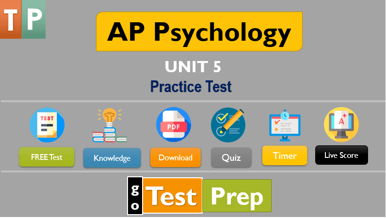 AP Psychology UNIT 4 Practice Test 2025 (Learning)
