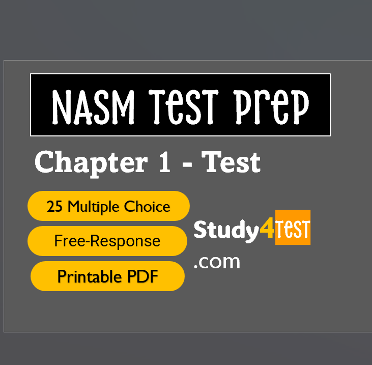 NASM Chapter 1 Practice Test - Certified Personal Trainer
