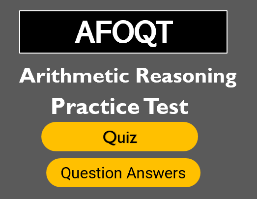 AFOQT Arithmetic Reasoning Practice Test 2025