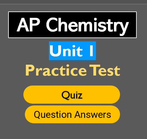 AP Chemistry Exam Unit 1 Practice Test ( Atomic Structure and Properties)
