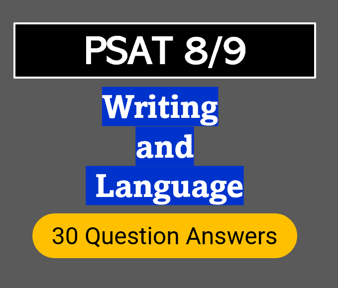 FREE PSAT 8/9 Writing and Language Practice Test 2025