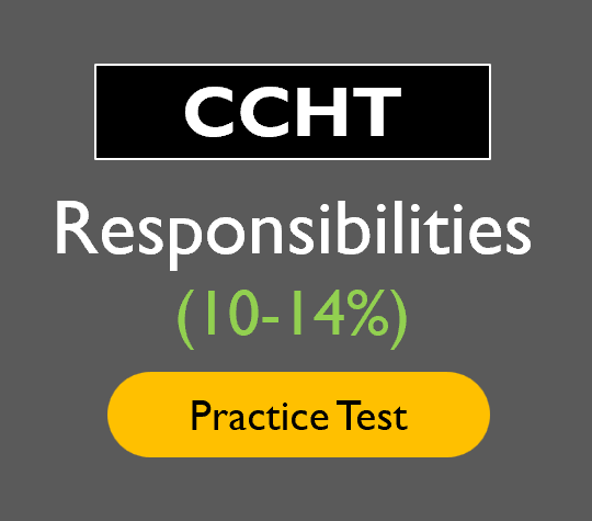 CCHT Role Responsibilities Practice Test 2026 Questions Answers